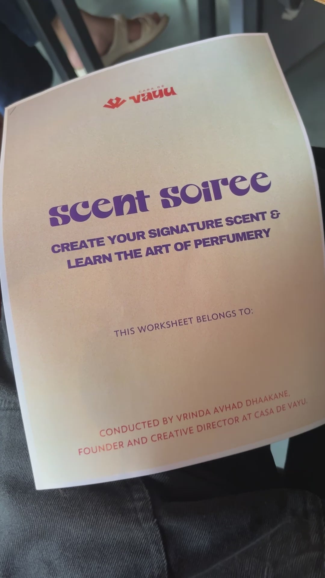 Scent Soiree Experience – Vayu - Smell Divine